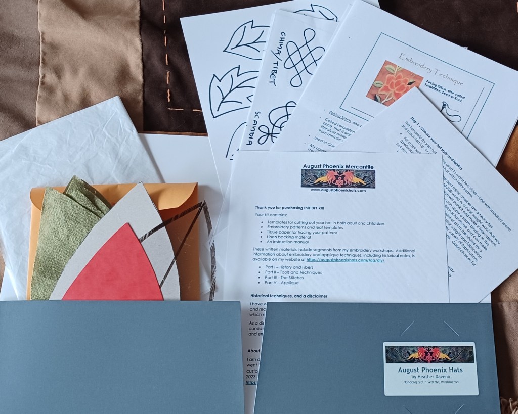 The Mercantile Hat Template Kit…August Phoenix Mercantile